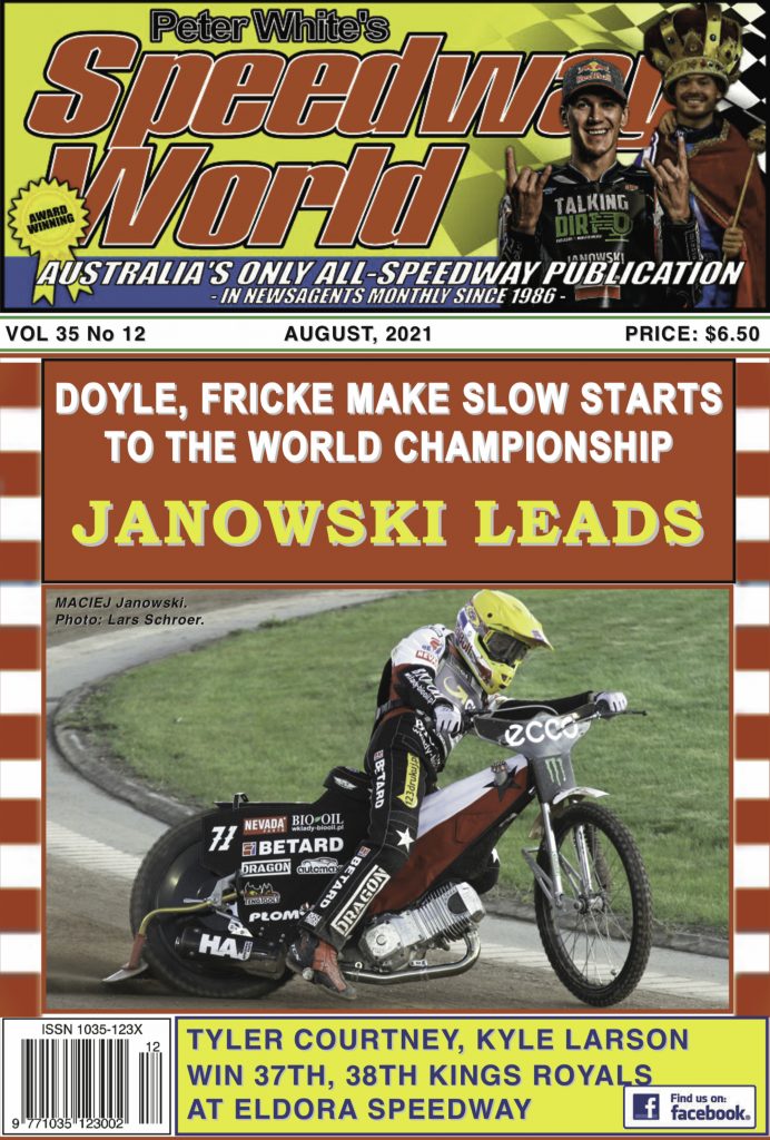 AUSTRALIAN SPEEDWAY JOURNALIST PETER WHITE'S LATEST NEWS - Speedway ...