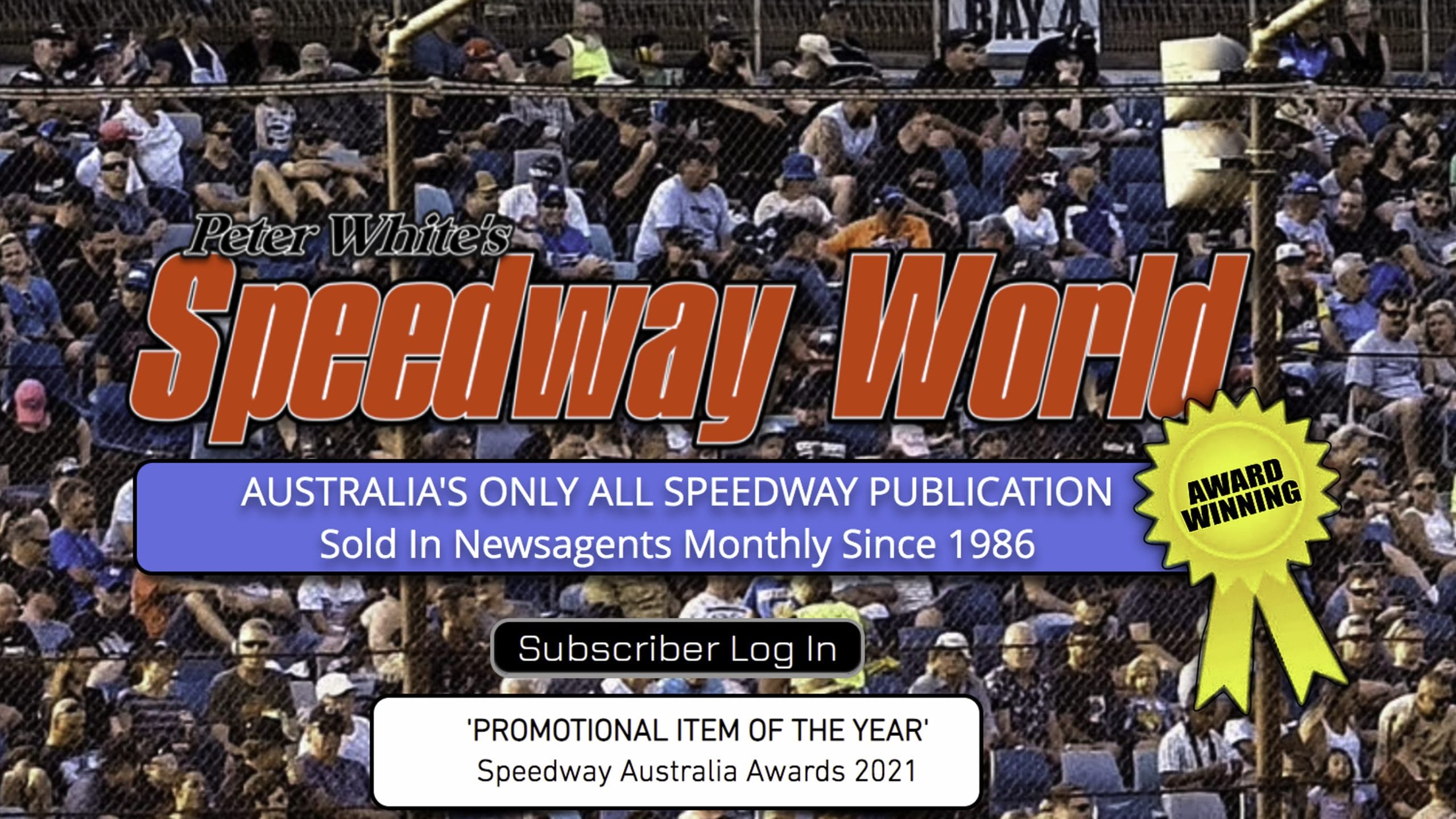 AUSTRALIAN SPEEDWAY JOURNALIST PETER WHITE'S LATEST NEWS - Speedway ...