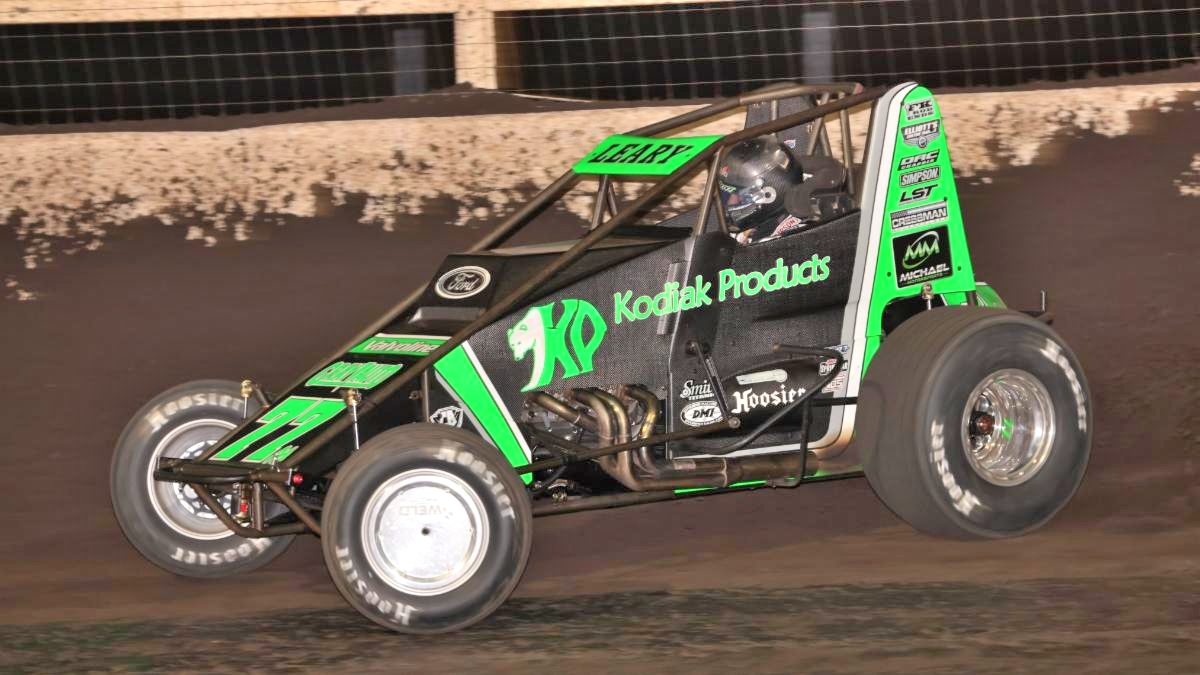 LEARY'S HUSET'S USAC VICTORY - Speedway Illustrated News