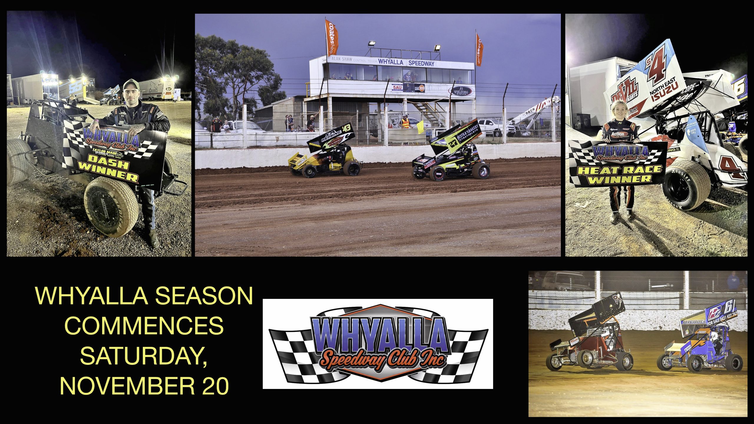 WHYALLA SPEEDWAY COMMENCES - Speedway Illustrated News