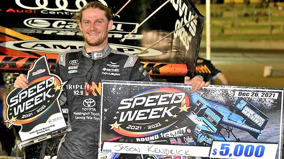 JASON KENDRICK DOMINATES MADDINGTON TOYOTA SPRINTCAR SERIES - Speedway ...
