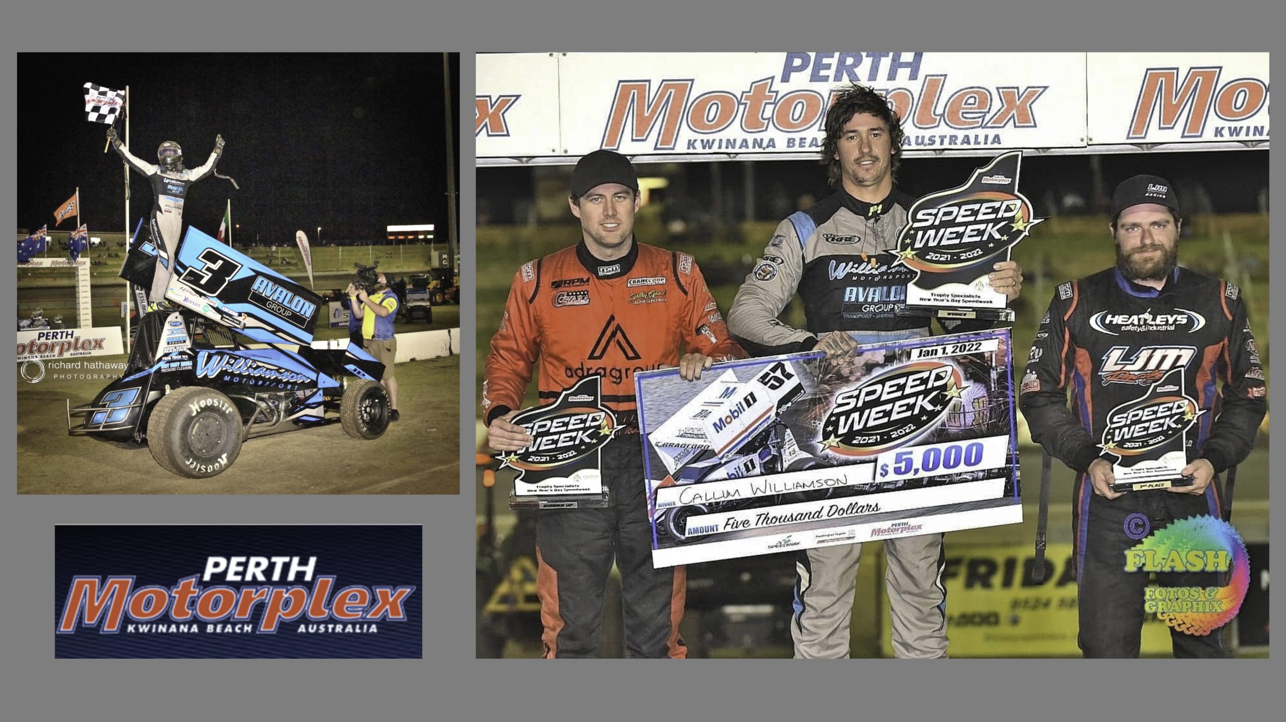 WILLIAMSON DOMINATES AT PERTH MOTORPLEX - Speedway Illustrated News
