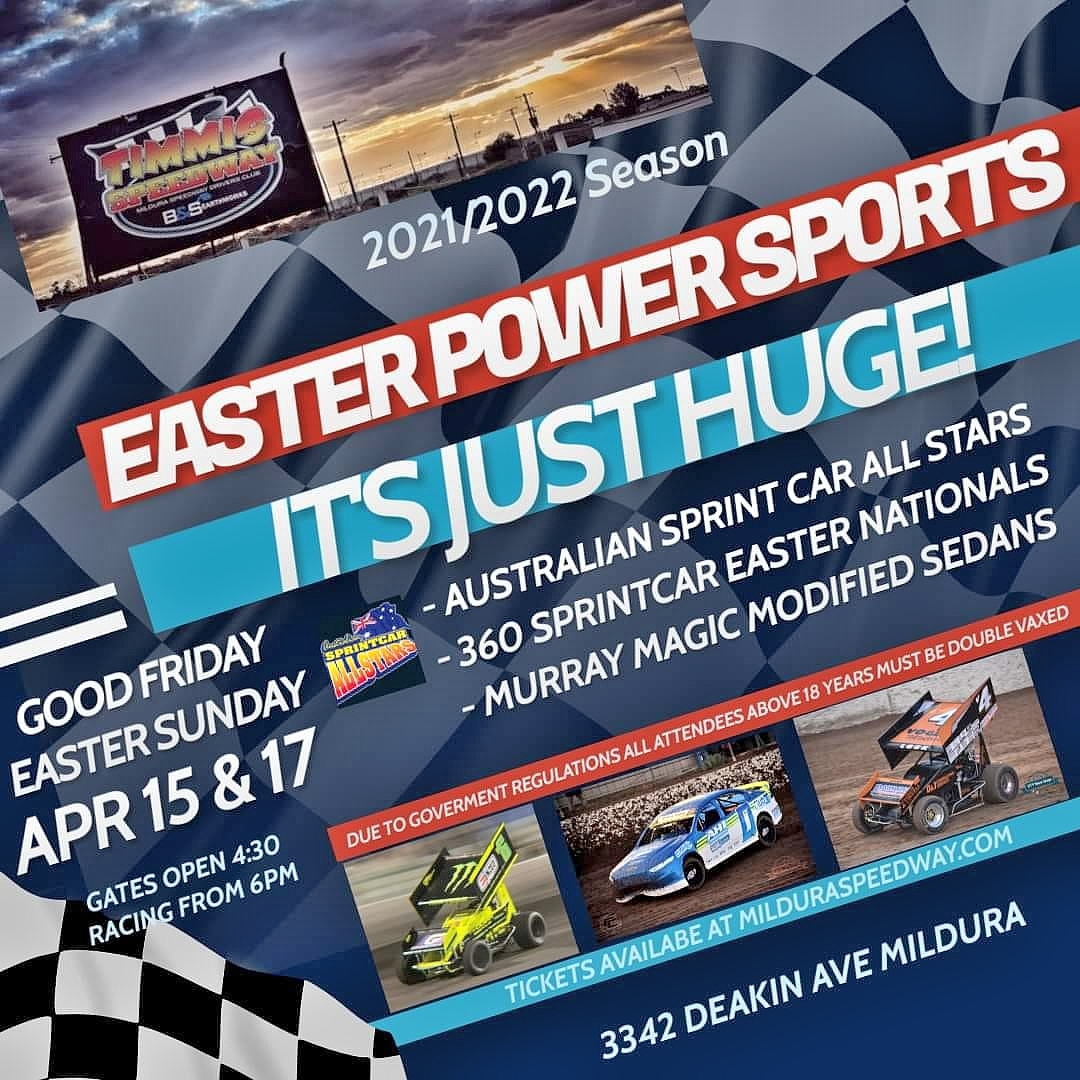 ALL STARS EASTER SPECTACULAR AT TIMMIS SPEEDWAY - Speedway Illustrated News