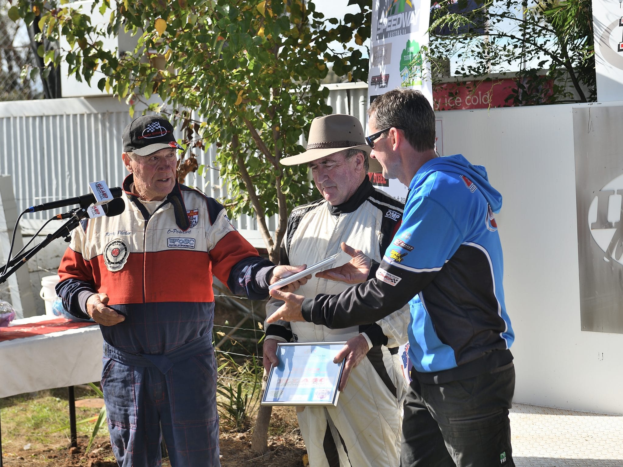 AUSTRALIAN SPEEDWAY CHAMPIONS FATHER AND SON HONOURED AT ILLABO ...