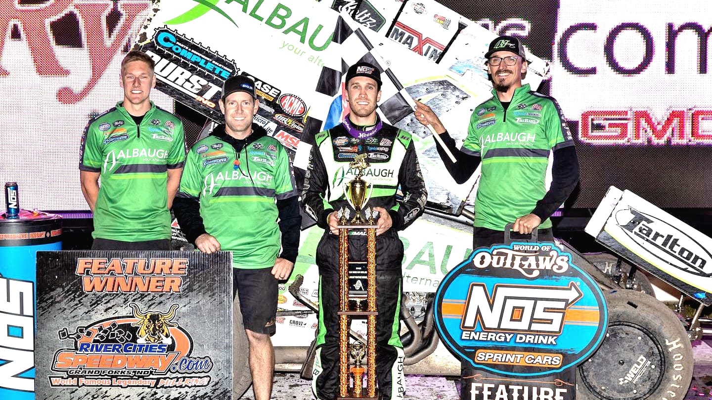 OUTLAWS STAR CARSON MACEDO GETS WIN NUMBER FIVE! - Speedway Illustrated ...