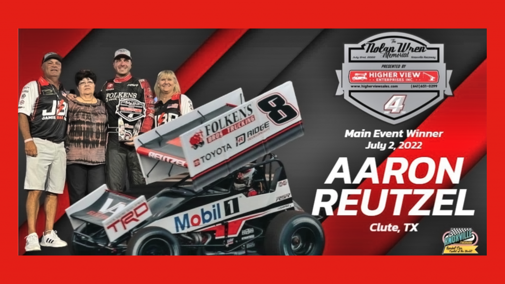 REUTZEL DOMINATES AT KNOXVILLE - Speedway Illustrated News