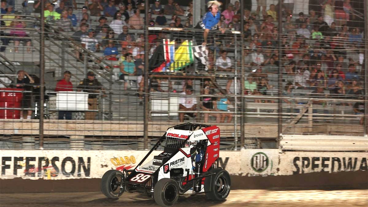 MOLE'S FIRST USAC MIDGET WIN - Speedway Illustrated News