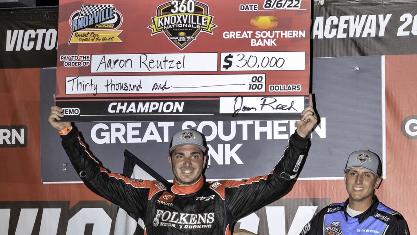 AARON REUTZEL: 360 KNOXVILLE CHAMPION! - Speedway Illustrated News