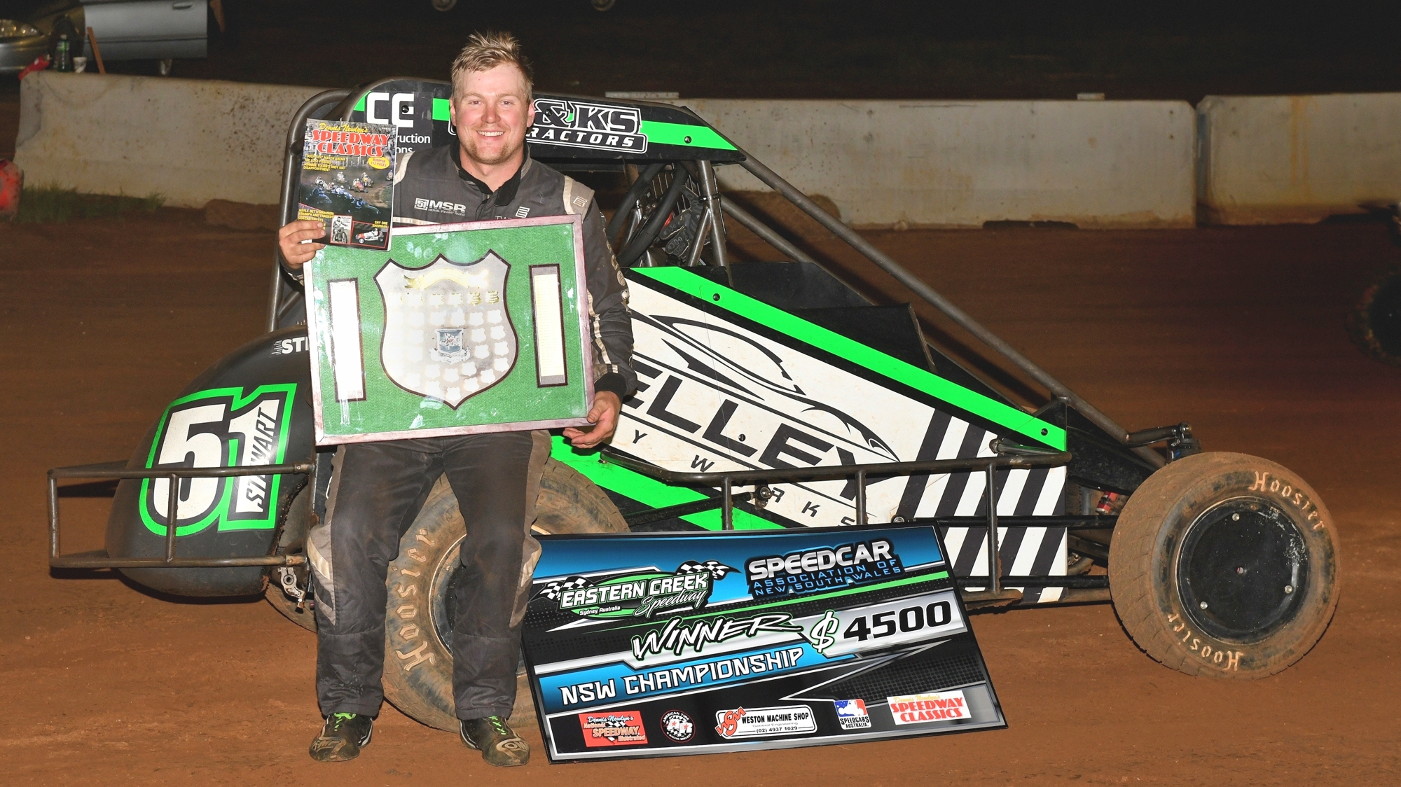 STEWART CHASES HISTORY IN NSW MIDGET TITLE - Speedway Illustrated News