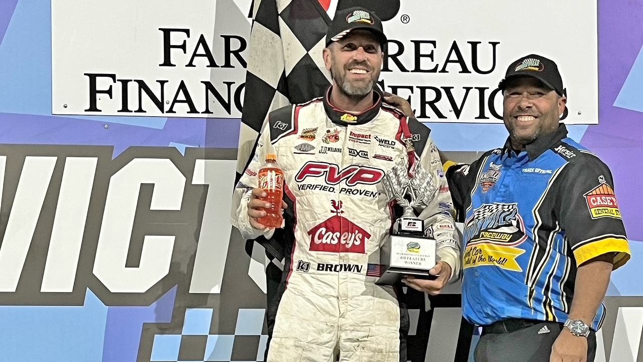 $6000 WIN FOR BRIAN BROWN AT KNOXVILLE - Speedway Illustrated News