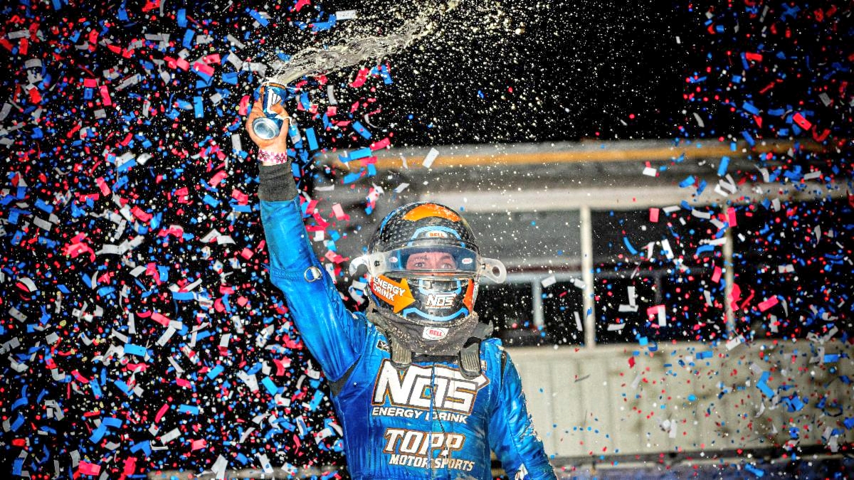 1 OF 10: GRANT SCORES 40TH USAC SPRINT WIN - Speedway Illustrated News