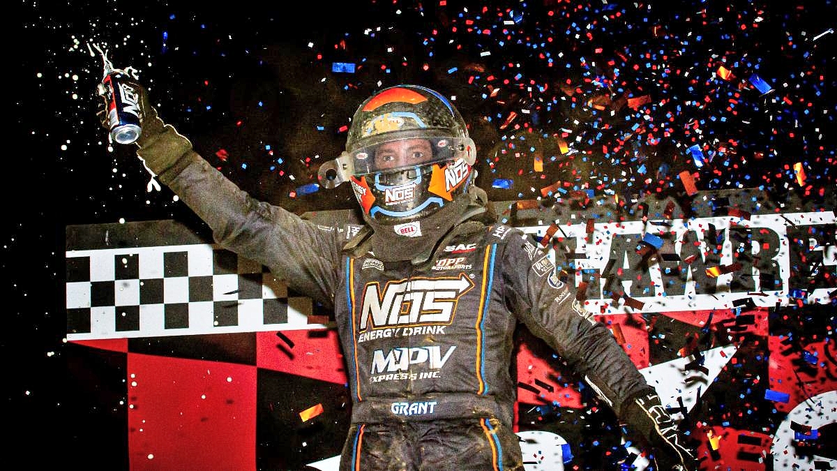GRANT WINS WILD ONE AT THE 'BURG - Speedway Illustrated News