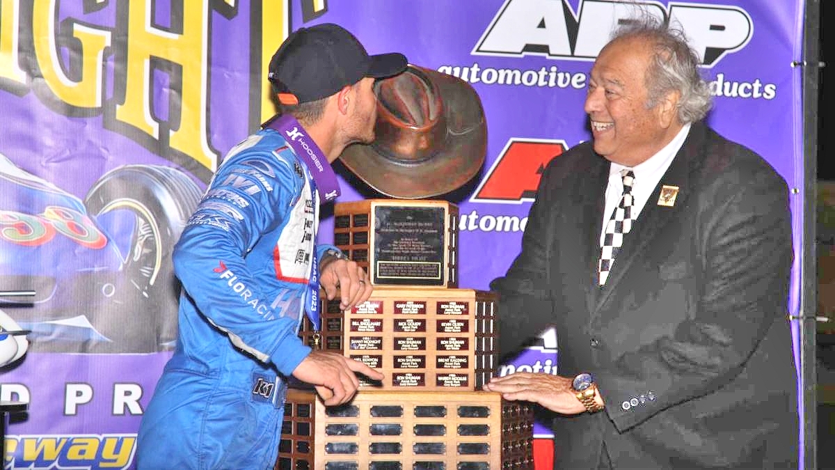 LARSON GETS TURKEY NIGHT WIN #4 - Speedway Illustrated News