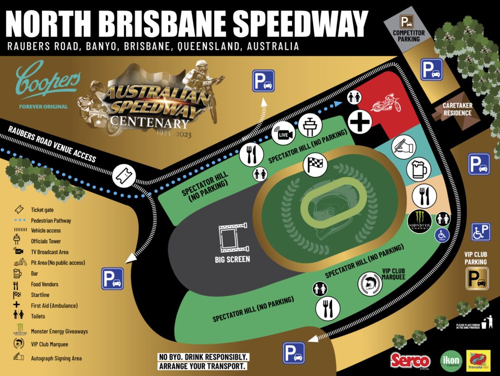 COOPERS BREWERY AUSTRALIAN SPEEDWAY CENTENARY: SITE IMAGE AND RIDER ...