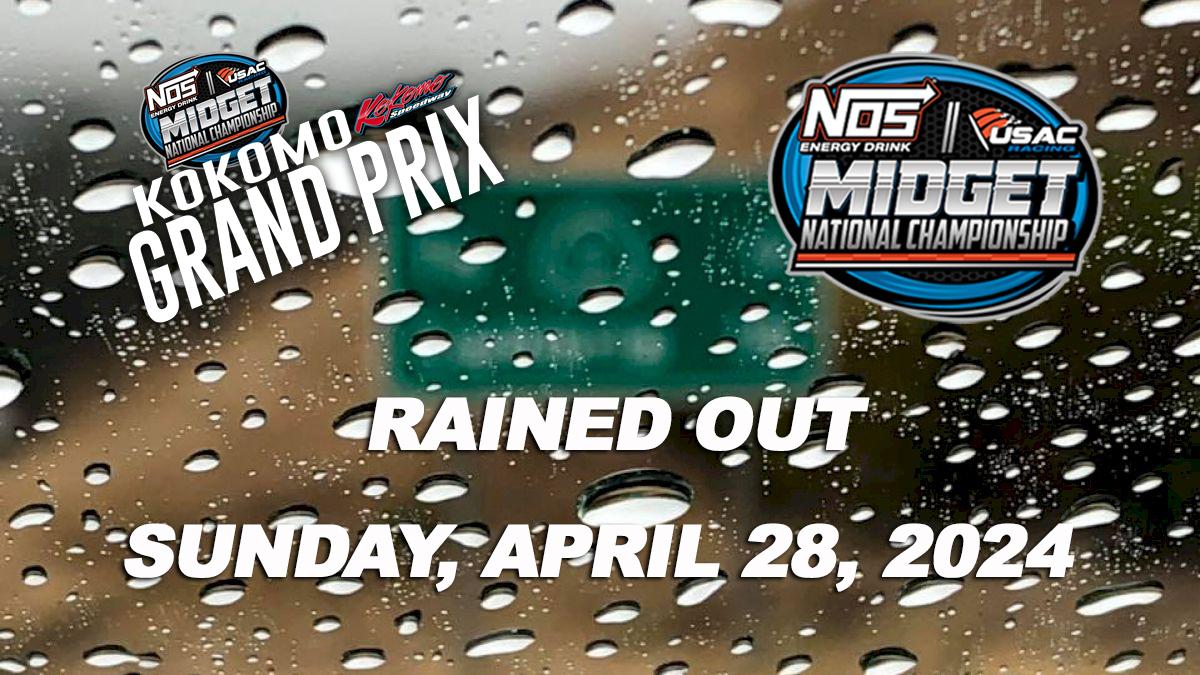 USAC MIDGET KOKOMO GP WASHED OUT - Speedway Illustrated News