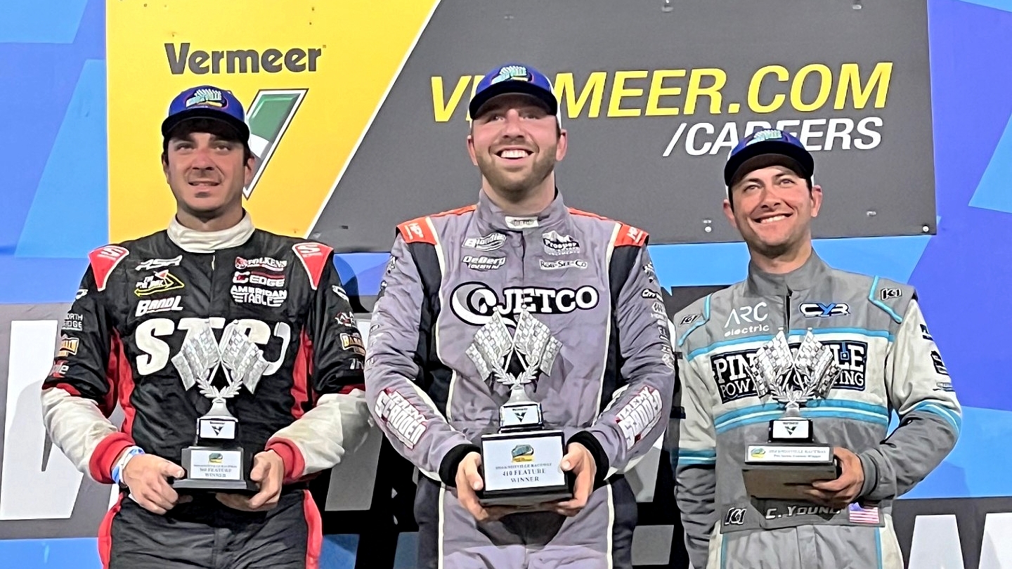 CARSON McCARL SNEAKS BY BROTHER AUSTIN TO WIN FIRST EVER410 FEATURE AT ...