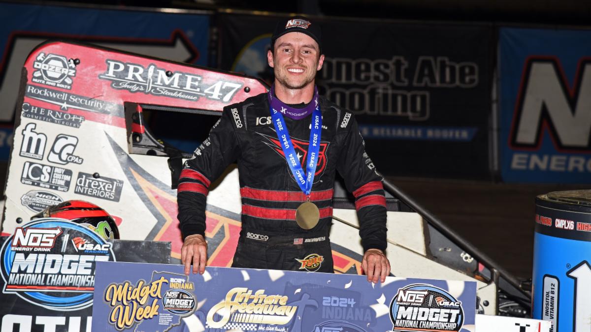 SEAVEY: USAC MIDGET WEEK TRI-STATE WIN - Speedway Illustrated News