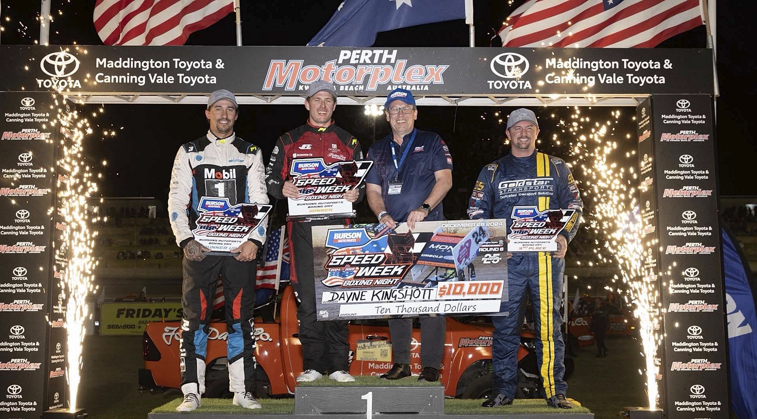 KINGSHOTT'S OPENING SPEEDWAY SALVO - Speedway Illustrated News