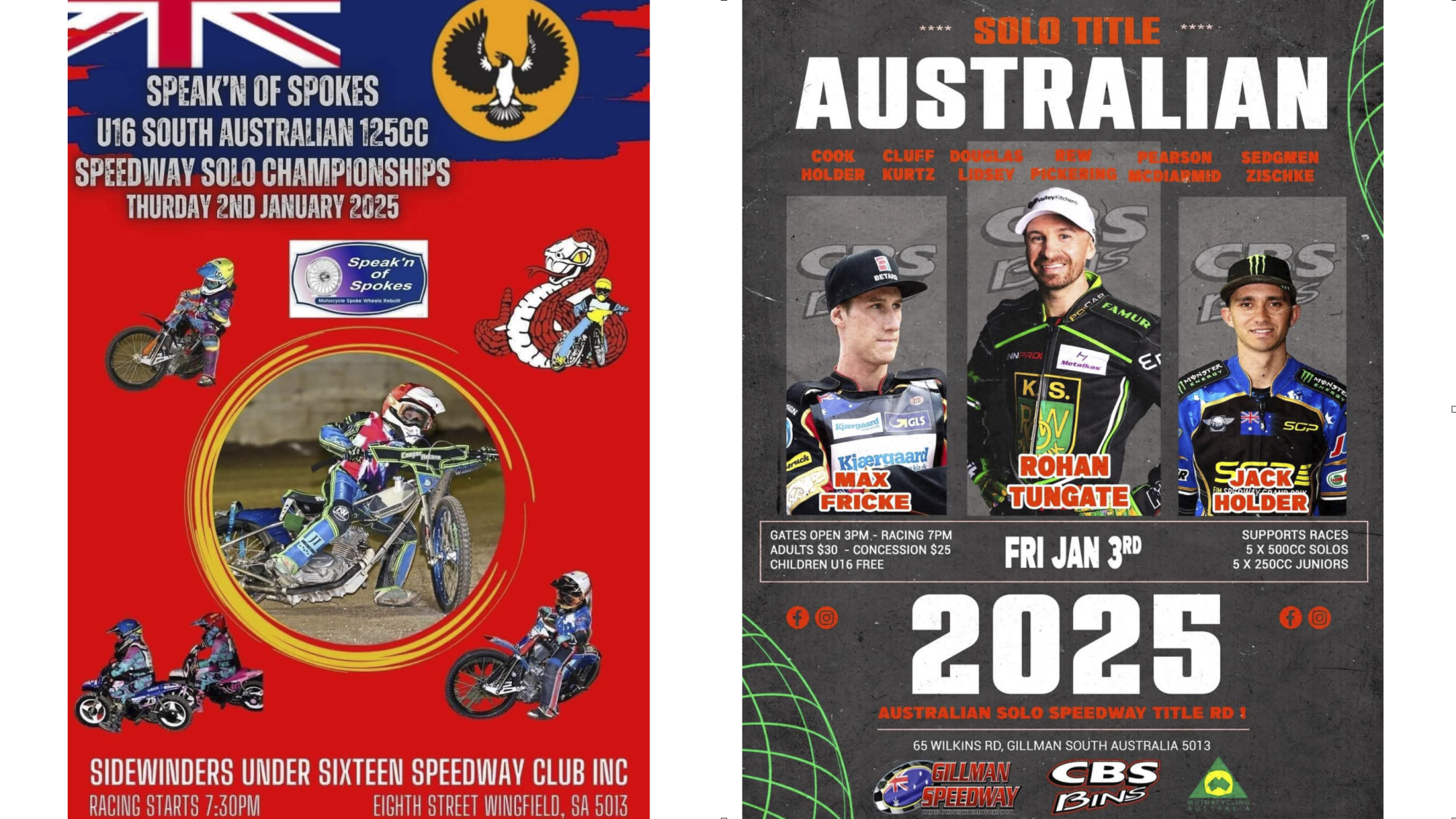 IMPRESSIVE OZ TITLE FIELD FOR JANUARY 3 - Speedway Illustrated News