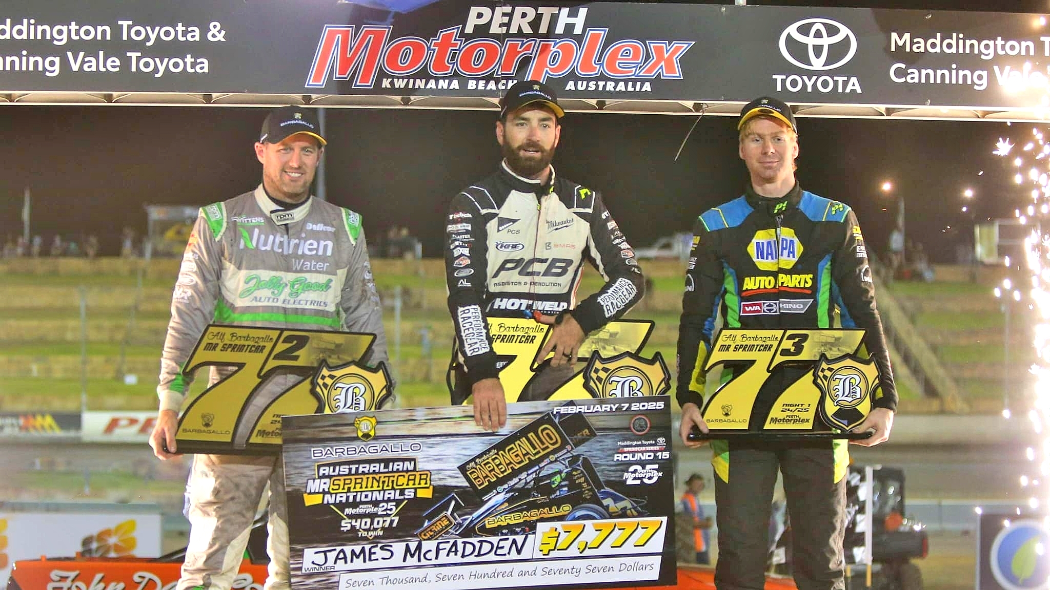 PERTH MULTIPLEX: McFADDEN WINS ROUND 15 OF THE MADDINGTON TOYOTA ...