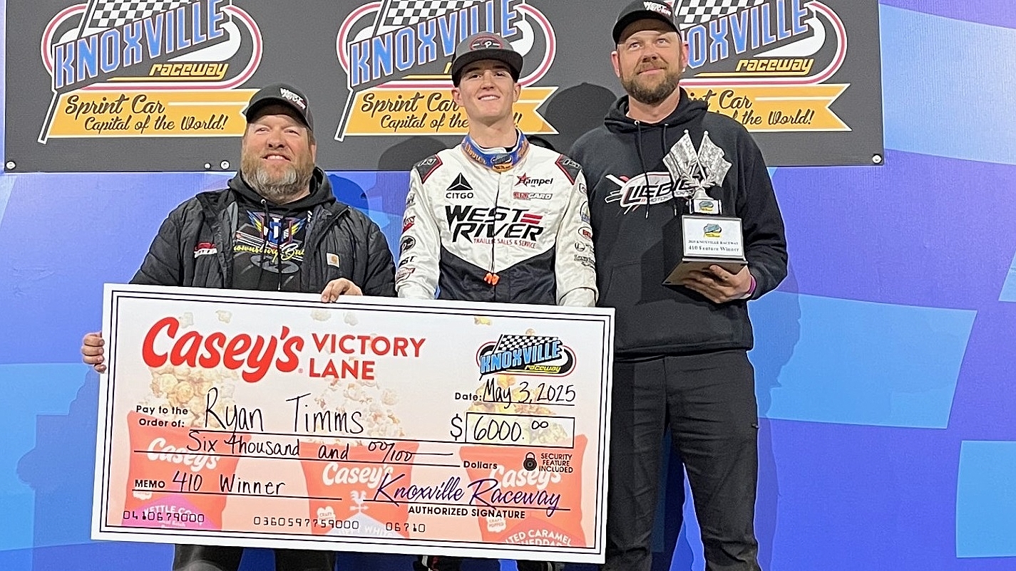 RYAN TIMMS BREAKS THROUGH FOR FIRST KNOXVILLE WIN! - Speedway ...